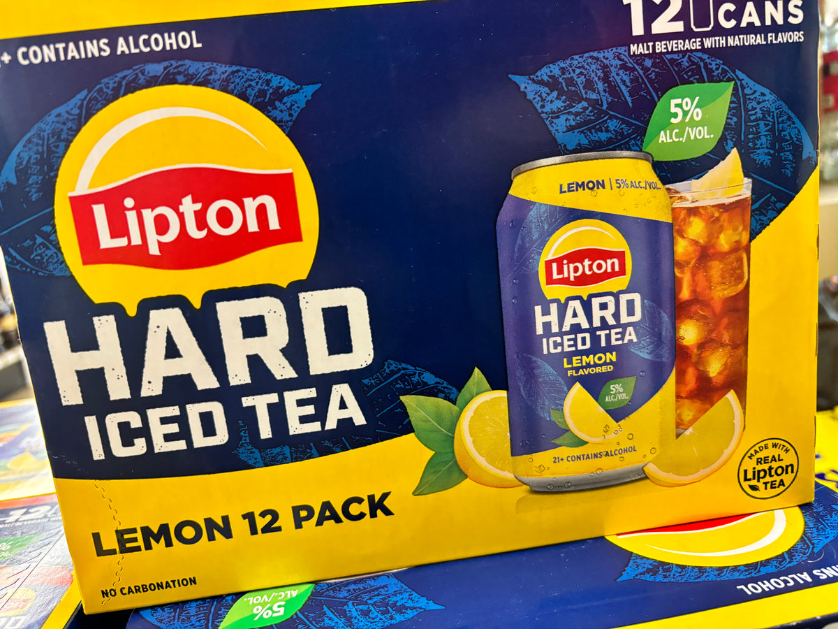 Lipton, hard iced tea lemon 12 pack – Five Eight Liquors