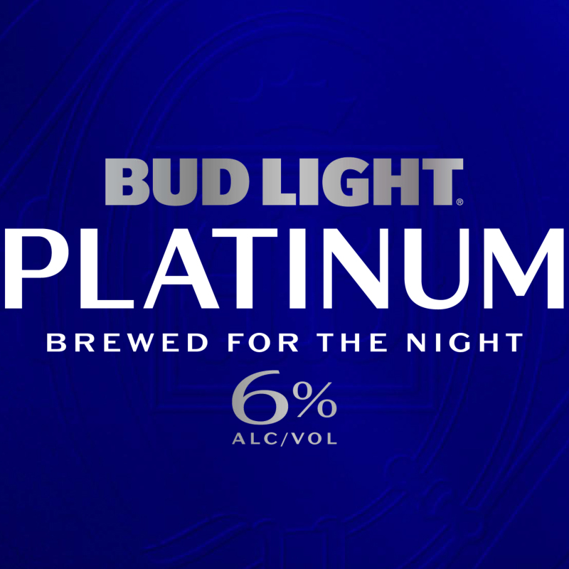 Bud Light Platinum Logo Light Beer Brand Launches Recloseable Aluminum